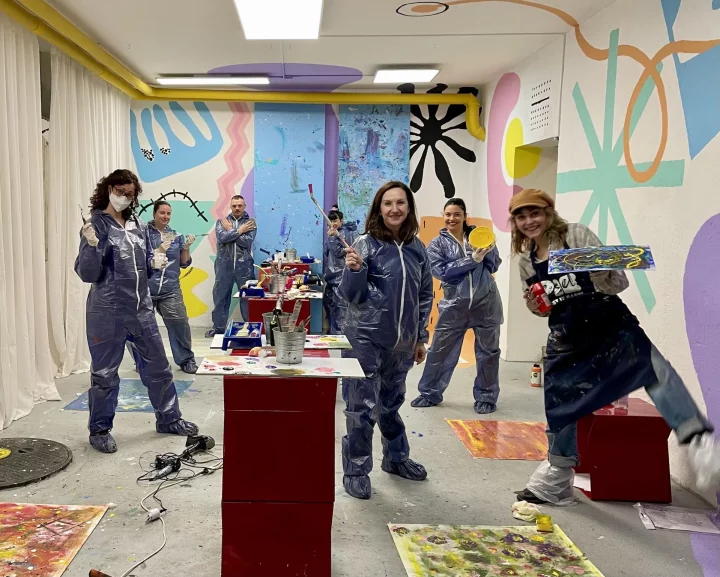 Creative Team Events - Action Painting